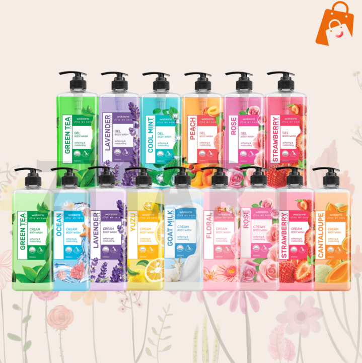Watson Watsons Gel Bath Body Wash 1L Litre | Lazada