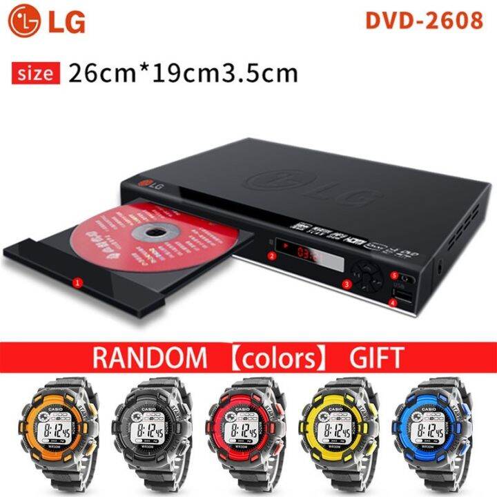 DVD Player Compact Multi Region ADH CD VCD Music Disc Upscaling USB ...