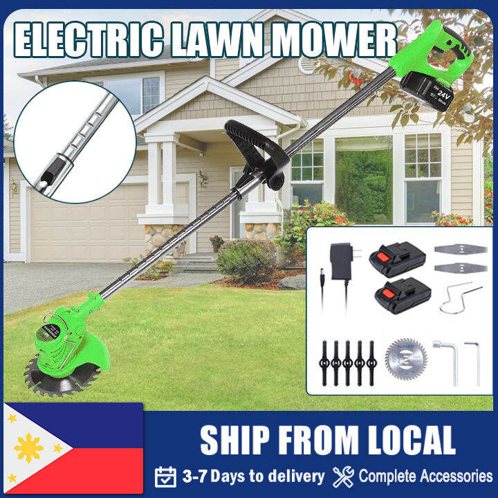 Cordless Lawn Mower 36V/48V Electric Grass Trimmer With Lithium Battery ...