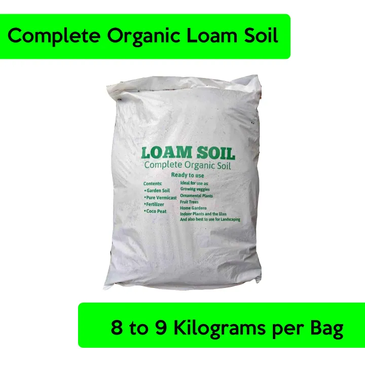 Complete Organic Loam Soil Ready to Use 8Kgs per bag for vegetables ...