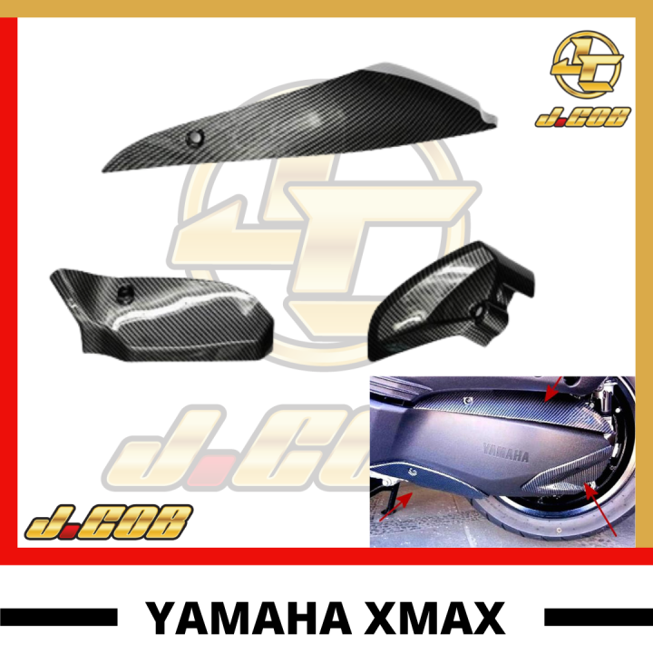 YAMAHA XMAX ENGINE COVER CARBON 3PCS | Lazada