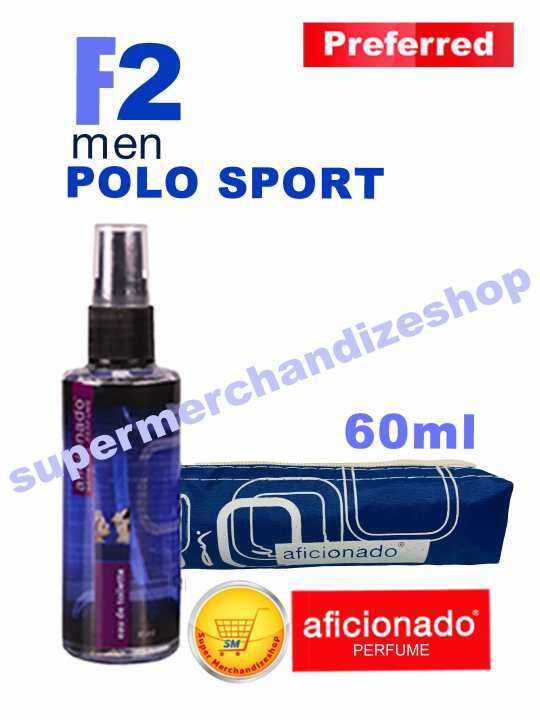 AFICIONADO PERFUME F2 P0L0 SP0RT FOR MEN 60ML W/ POUCH | Lazada PH