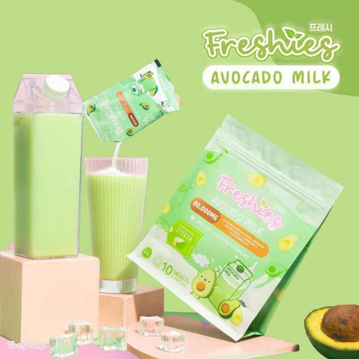 Freshies Avocado Milk Collagen Drink 10sachets | Lazada PH