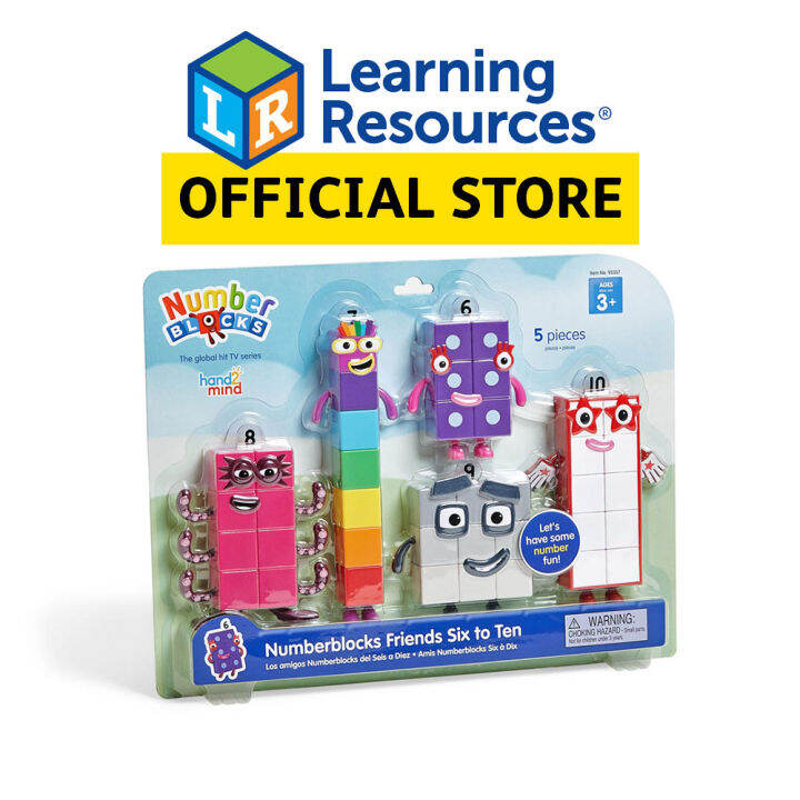 LEARNING RESOURCES Numberblocks Friends Six to Ten Figure Pack by hand2mind | Lazada