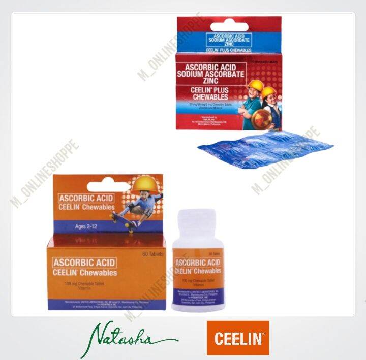 Ceelin Plus Chewables Vitamin C with Zinc 10 tabs | Ceelin Chewables ...