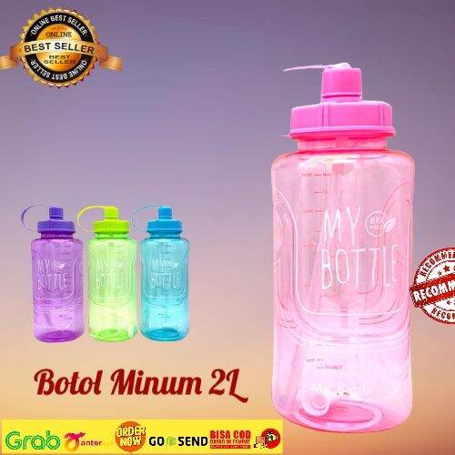 Botol Minum Jumbo 2 liter / MBT Jumbo 2Lt / Tempat Air Minum Besar ...