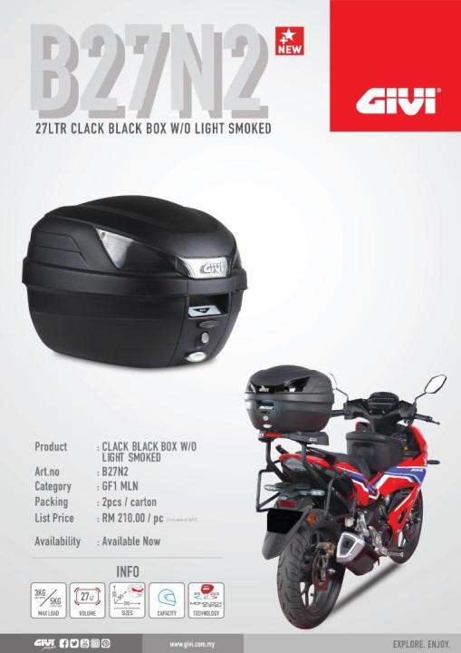 GIVI BOX B27N2 | Lazada: Buy sell online Storage with cheap price | Lazada