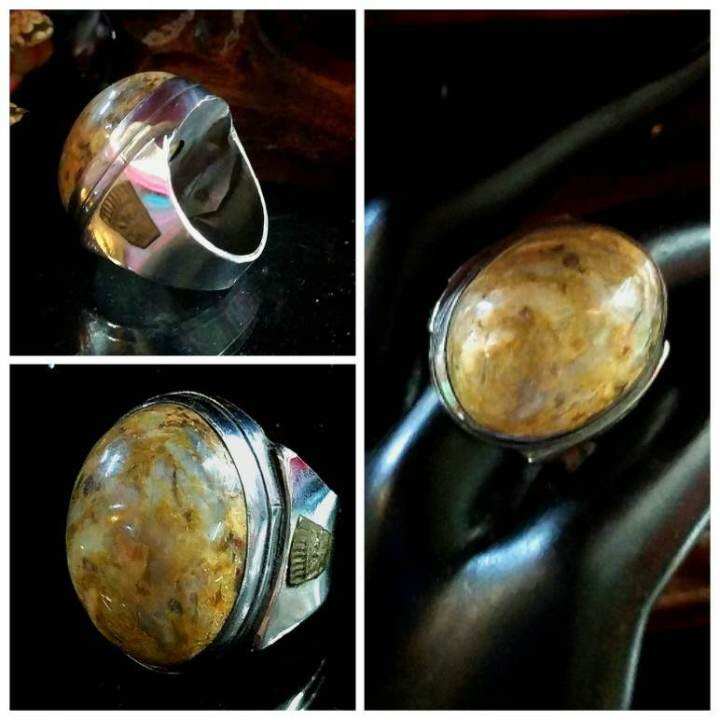 Cincin Batu Besar Akik Sulaiman (Batu Hidup) Semulajadi yg Bercorak ...