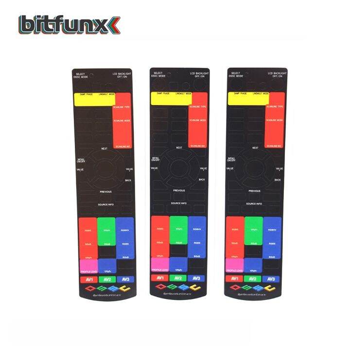 Bitfunx OSSC Remote Control Sticker for OSSC HDMI Converter | Lazada PH