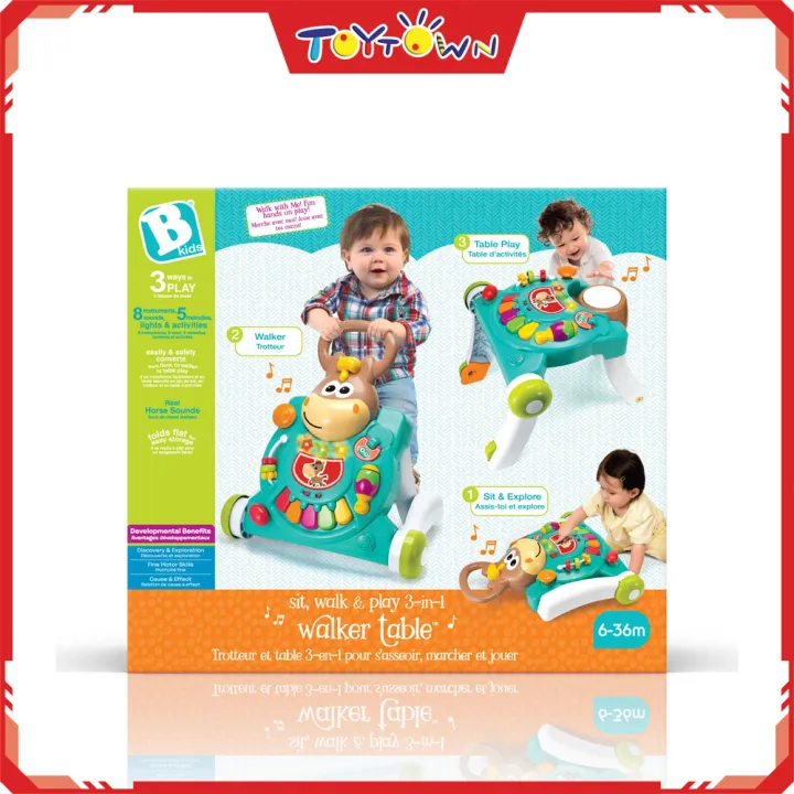 Blue Box 3 In 1 Twinkling Horse Table Walker | Lazada PH