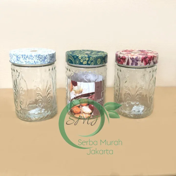 TOPLES KACA KUE BISKUIT KERING 1.3 LITER UNIK LEBARAN CANTIK BENING 1300ML | Lazada Indonesia