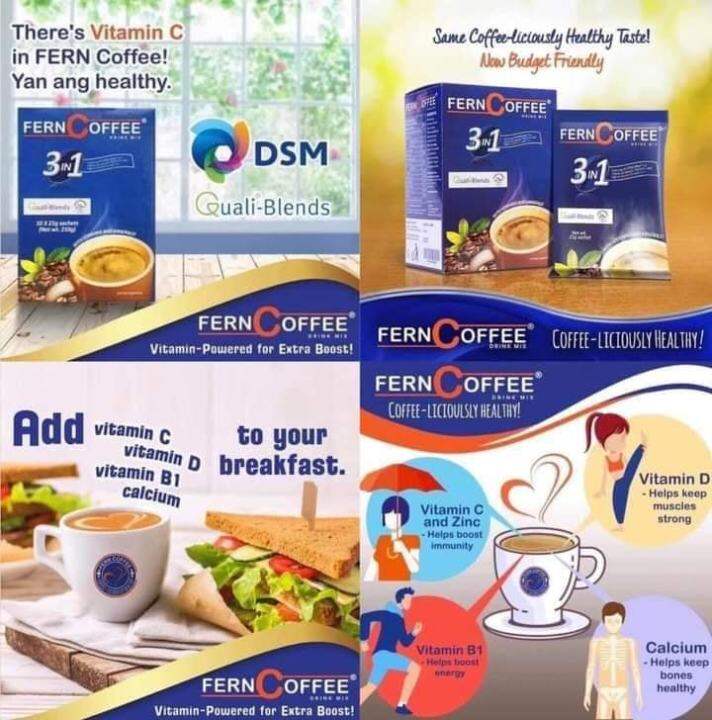 Original Fern Coffee 3in1 coffee 10 Sachets | Lazada PH