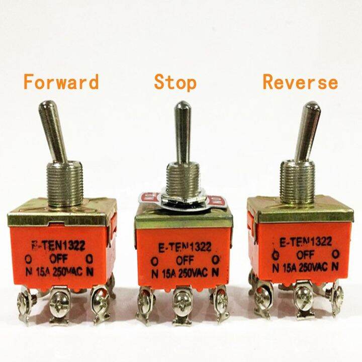 Mini Toggle Switch DC Motor Forward / Reverse Switch Micro 6-Pins ON ...