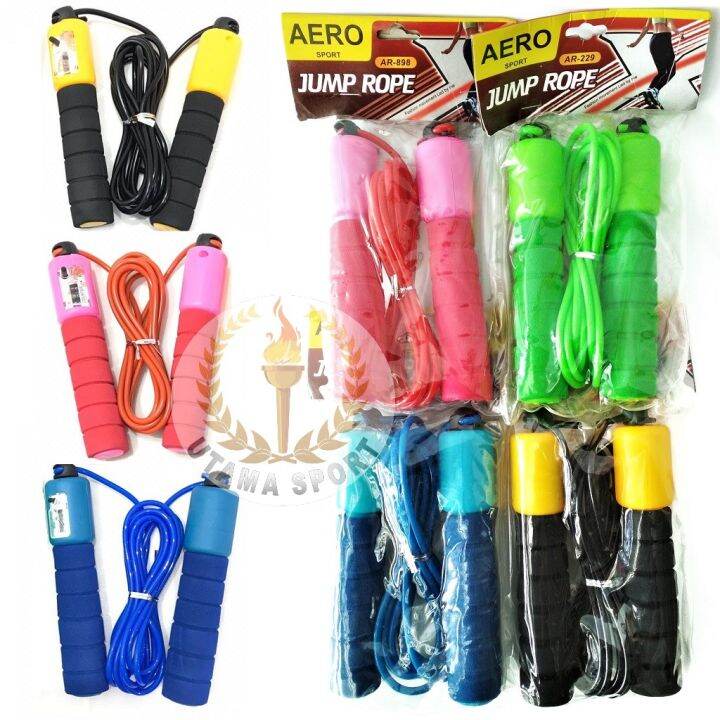 Tali Skipping / Jump Rope / Lompat Tali AERO + Counter Skiping | Lazada ...