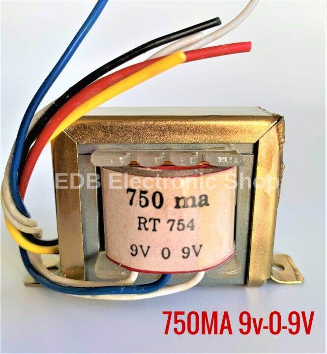 Transformer 750MA 9V x 2 AC Transformer Open Type 750Milliampere ...