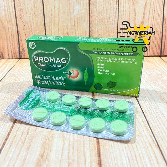 PROMAG Box isi 3 strip(30 tablet)- Obat Maag & Kembung | Lazada Indonesia