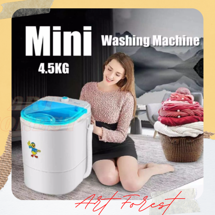 New Automatic mini portable Washing Machine Laundry Clothes Top Loading ...