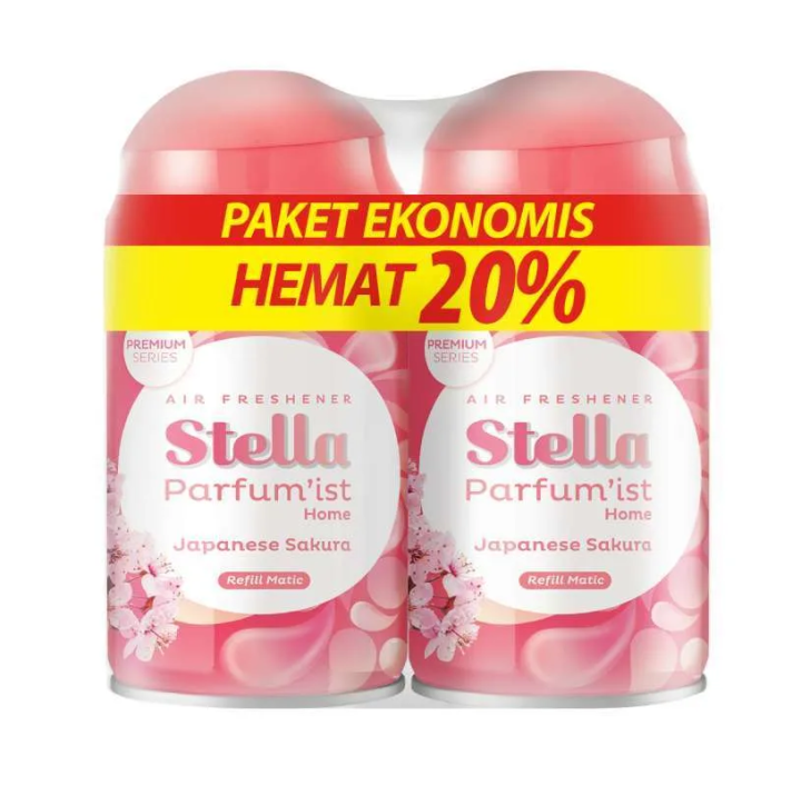 Promo Hemat Stella Matic Refill Japanese Sakura 225 ml Pengharum ...