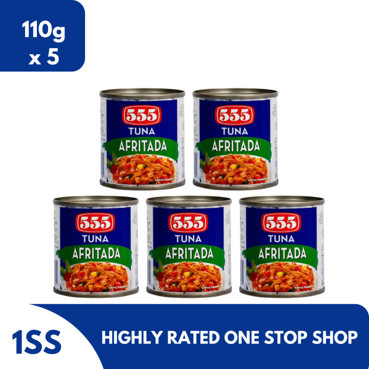 555 Tuna Afritada, 110g set of 5 | Lazada PH