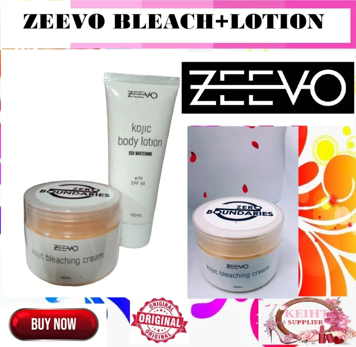 Zeevo Super Set (Bleach + Lotion) Whitening |Lotion Intensive Moisture ...
