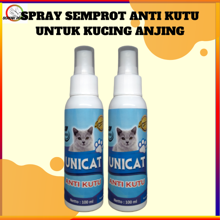SPRAY SEMPROT ANTI KUTU HEWAN PELIHARAAN MEMATIKAN KUTU KUCING DAN ...