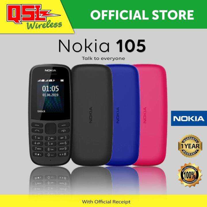 Nokia 105 Dual Sim Original Basic Phone | Lazada PH