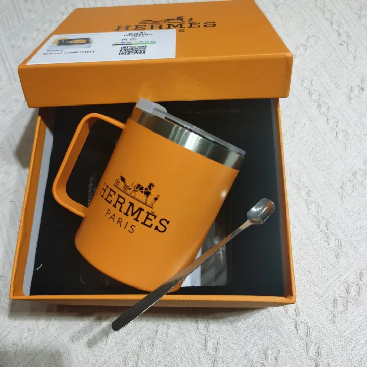 Top stainless steel 】2022 new LV Marc coffee cups with boxes and spoons ...