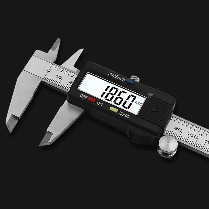 150mm Digital Vernier Caliper Carbon Fiber Dial DIY Caliper Gauge ...