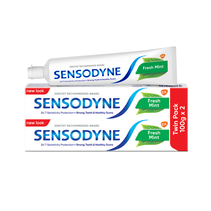 Sensodyne Fresh Mint Toothpaste 100g [Twin Pack] | Lazada PH