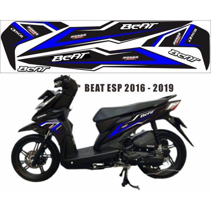 STIKER POLET STRIPING STRIPING VARIASI MOTOR MATIC HONDA BEAT ESP ...