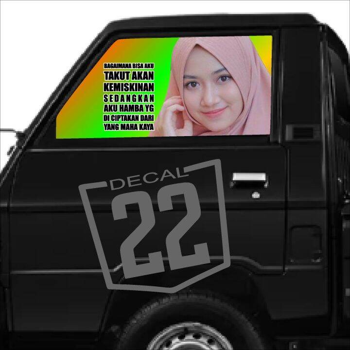 STIKER ONE WAY KACA MOBIL L300 KODE 02 DECAL STORE | Lazada Indonesia