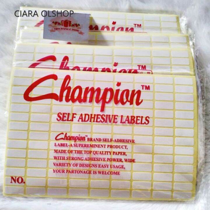 LABEL NAMA / LABEL UNDANGAN / LABEL HARGA 1 PAK ISI 7 LEMBAR | Lazada ...