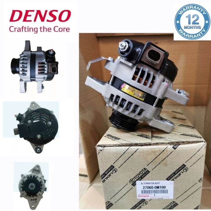 (100% Genuine + 1 Year Warranty) TOYOTA VIOS NCP150 ALTERNATOR ( 27060 ...