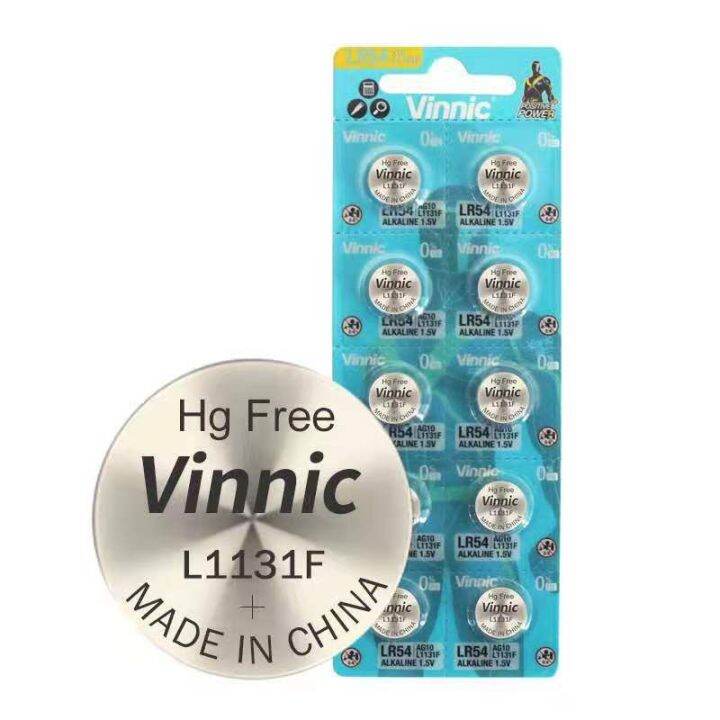 Lr1130 Batteries 10 Pack LR1130 (189) Alkaline Button Cell Battery By ...