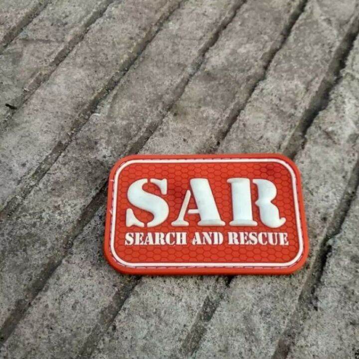 Patch rubber SAR Search And Rescue | Lazada Indonesia