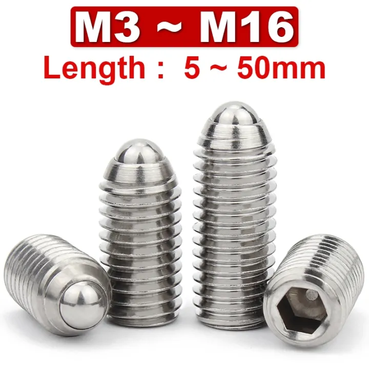 304 Stainless Steel Inner Hexagonal Machine Meter Screw Wave Ball ...