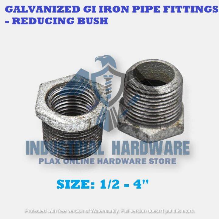 [READY STOCKS] 1/2" - 4" GI REDUCING BUSH / GALVANISED IRON BUSHING ...