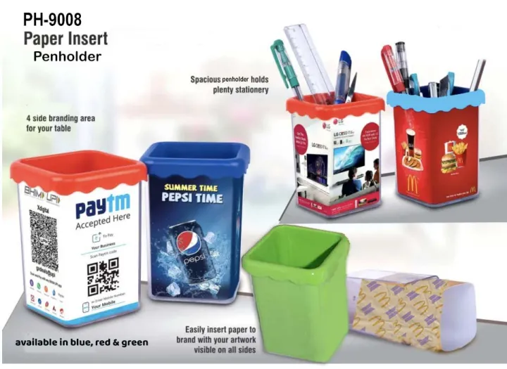 DIY Paper Or Photo Insert Pen Stand Pen Holder (Insert your Mcdo BTS ...