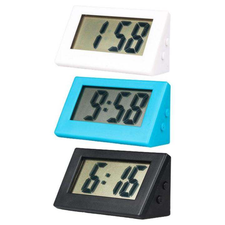 Battery Digital Clock Small Electric Alarm Desk Clock LED Display Small ...