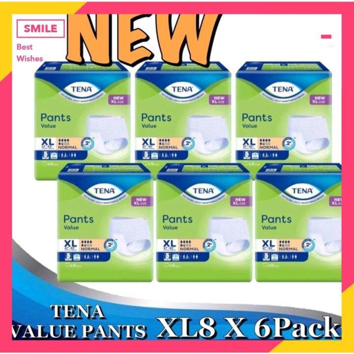 TENA PANTS VALUE M10’s/L10’s/XL8’s X 6Packs | Lazada