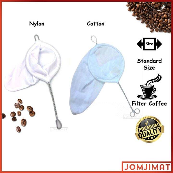 Nylon Cotton Kain Penapis Kopi / Cotton Penuras Kopi Teh/ Filtrator ...