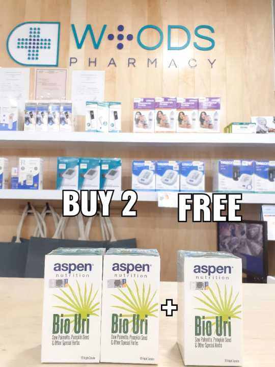 WOODS PHARMACY ASPEN BIO URI CAPS 60'S | Lazada