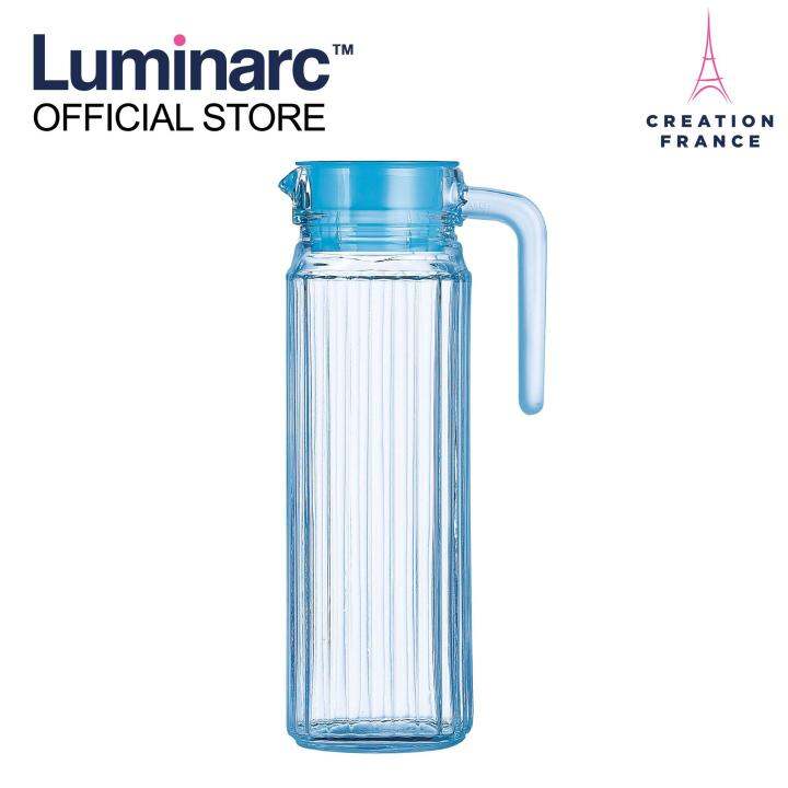 Luminarc 1000ML Glass Jug with Lid / Fridge Jug / Glass Pitcher / Glass ...