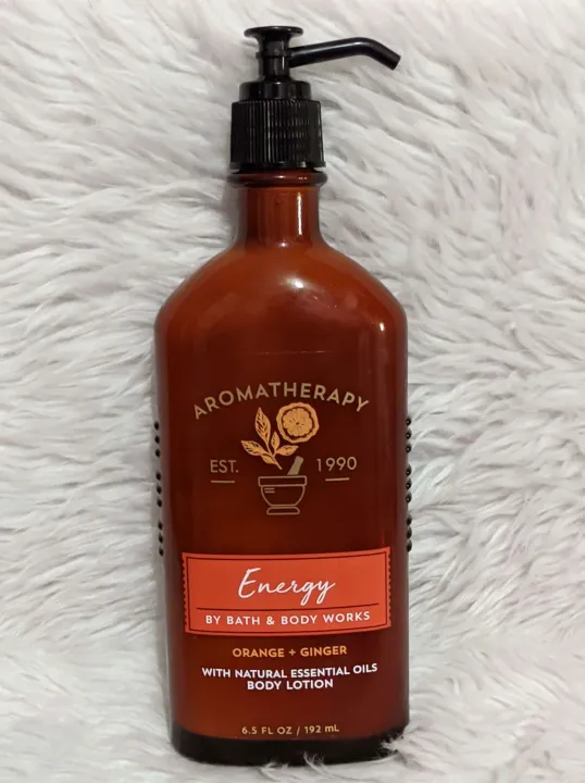Bath And Body Works Aromatherapy Energy Orange Ginger Body Lotion 192ml