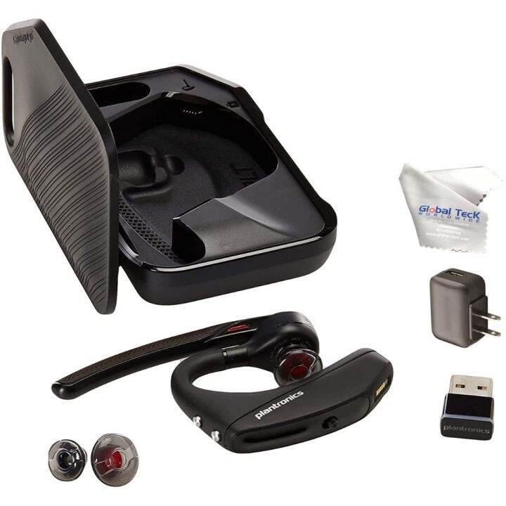 POLY VOYAGER 5200 UC BLUETOOTH HEADSET WITH DONGLE BT600, USB-A ...