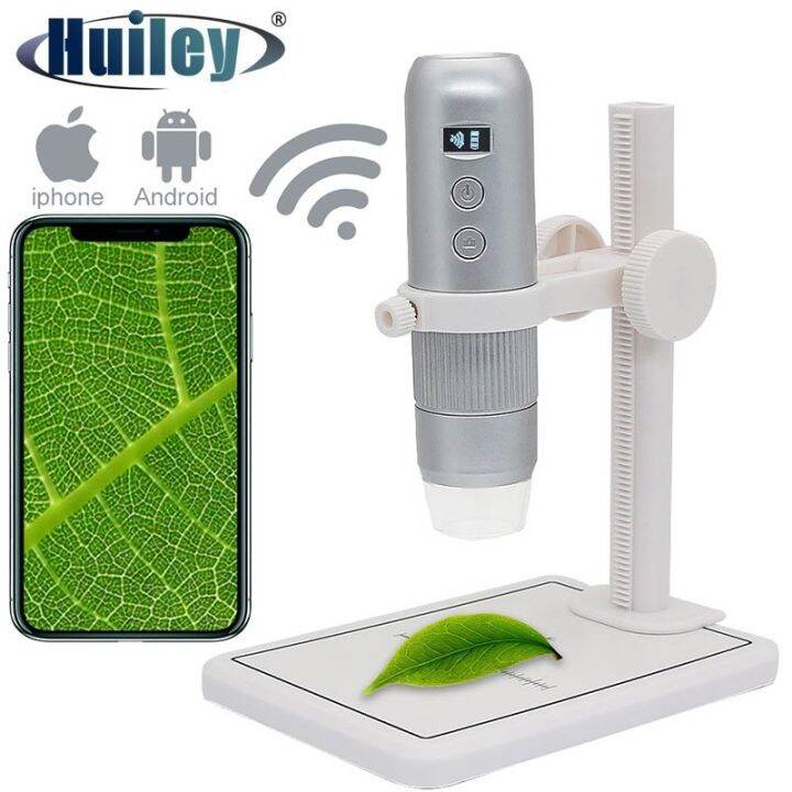 LED USB กล้องจุลทรรศน์ดิจิตอล1000X โทรศัพท์ WIFI กล้องจุลทรรศน์สนับสนุน ...