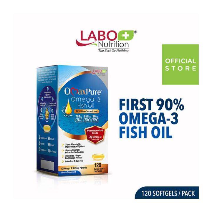 LABO Nutrition Omaxpure Omega 3 Fish Oil | Lazada Singapore