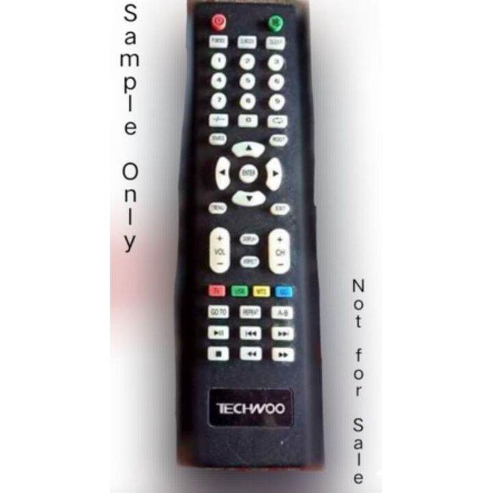 Replacement Remote for Techwoo LED TV | Lazada PH