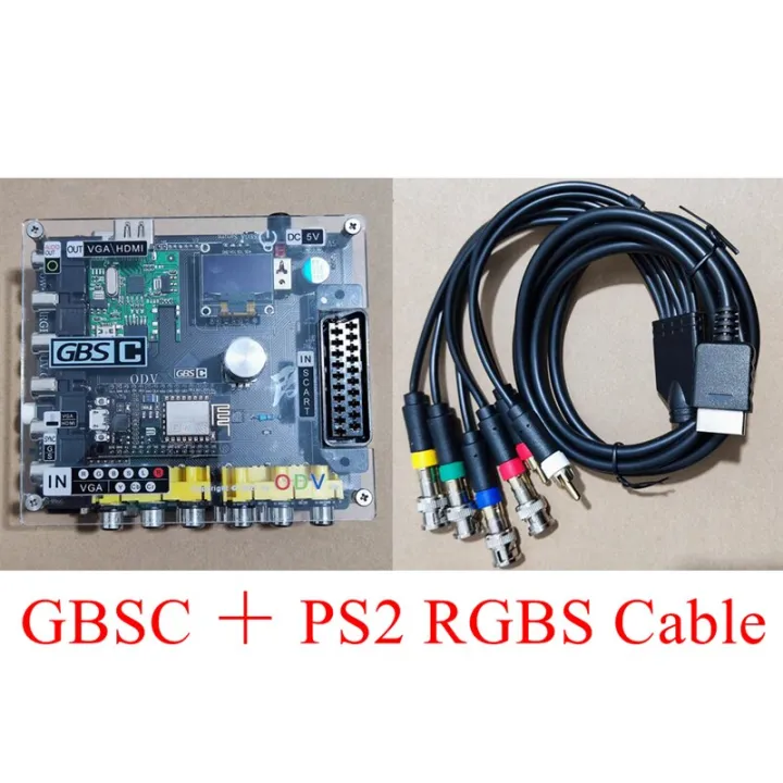 GBSC Mini RGBHV High-Definiti Screen Adjustment For Rgbs/Scart Hdmi ...