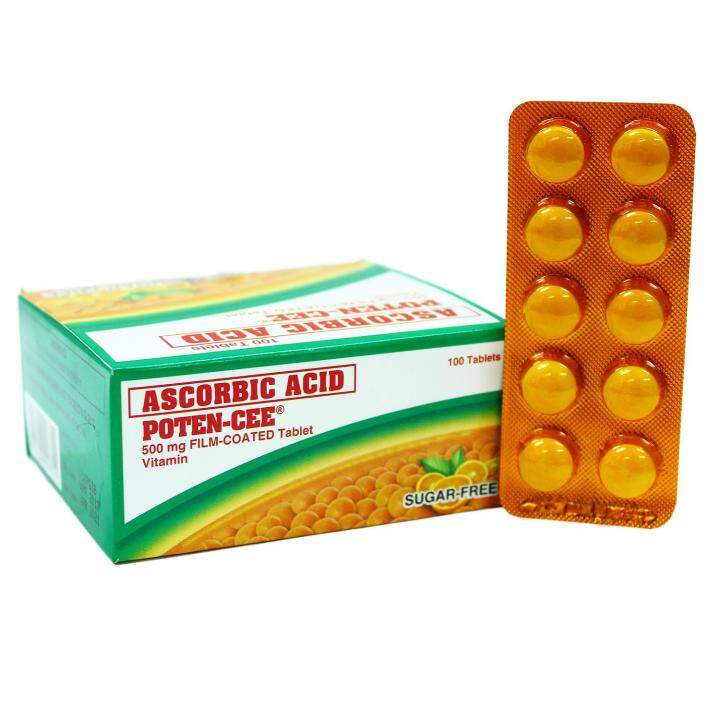 Poten Cee Ascorbic Acid Chewables 100 Tablets | Lazada PH